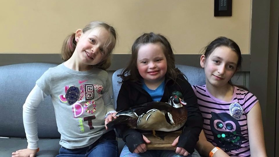 8 year old gets birthday with Bangor PD's Duck of Justice ...