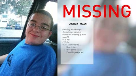 MISSING: 13-year-old Joshua Hogan | newscentermaine.com
